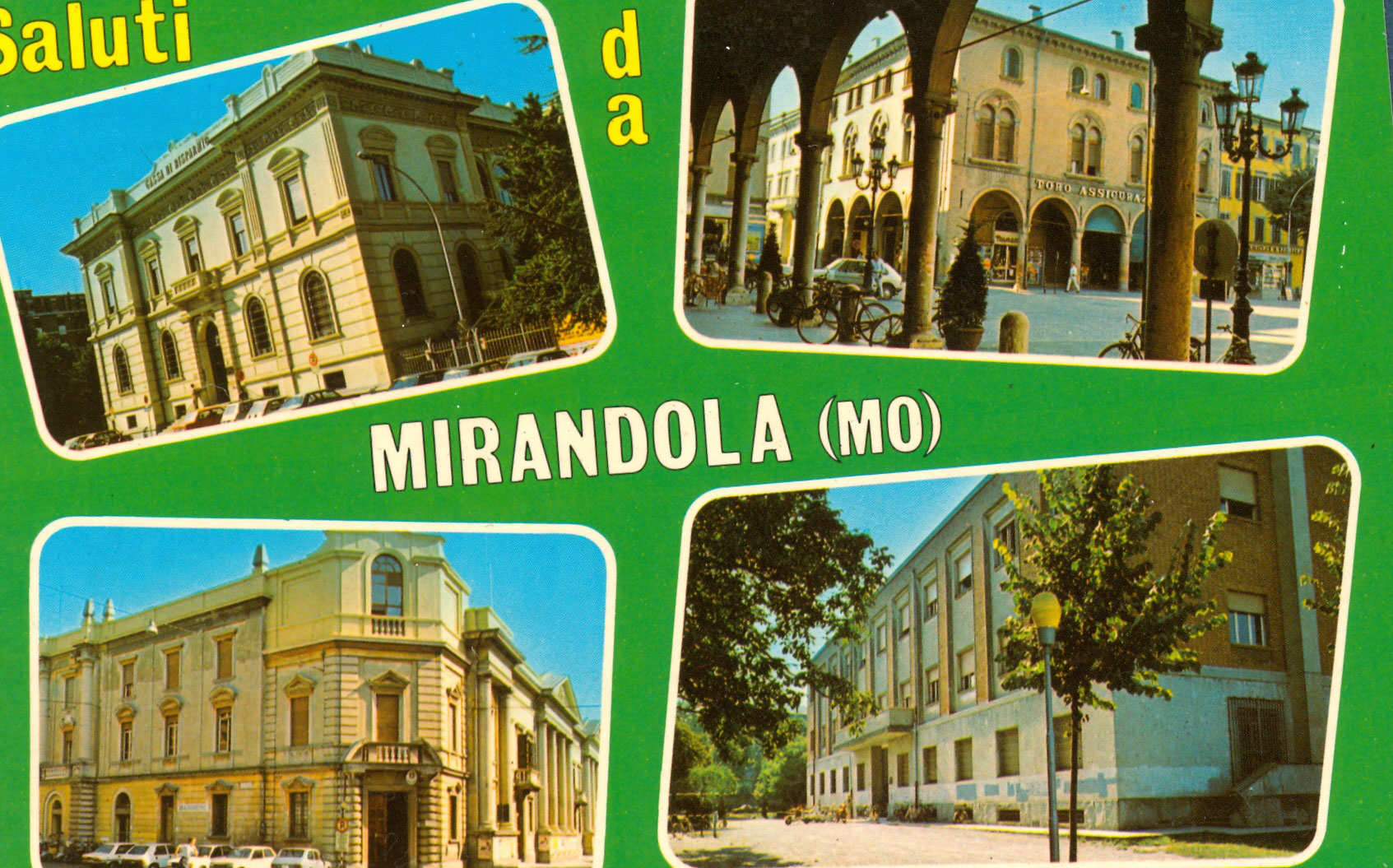 Cartoline - Saluti da Mirandola - AL BARNARDON