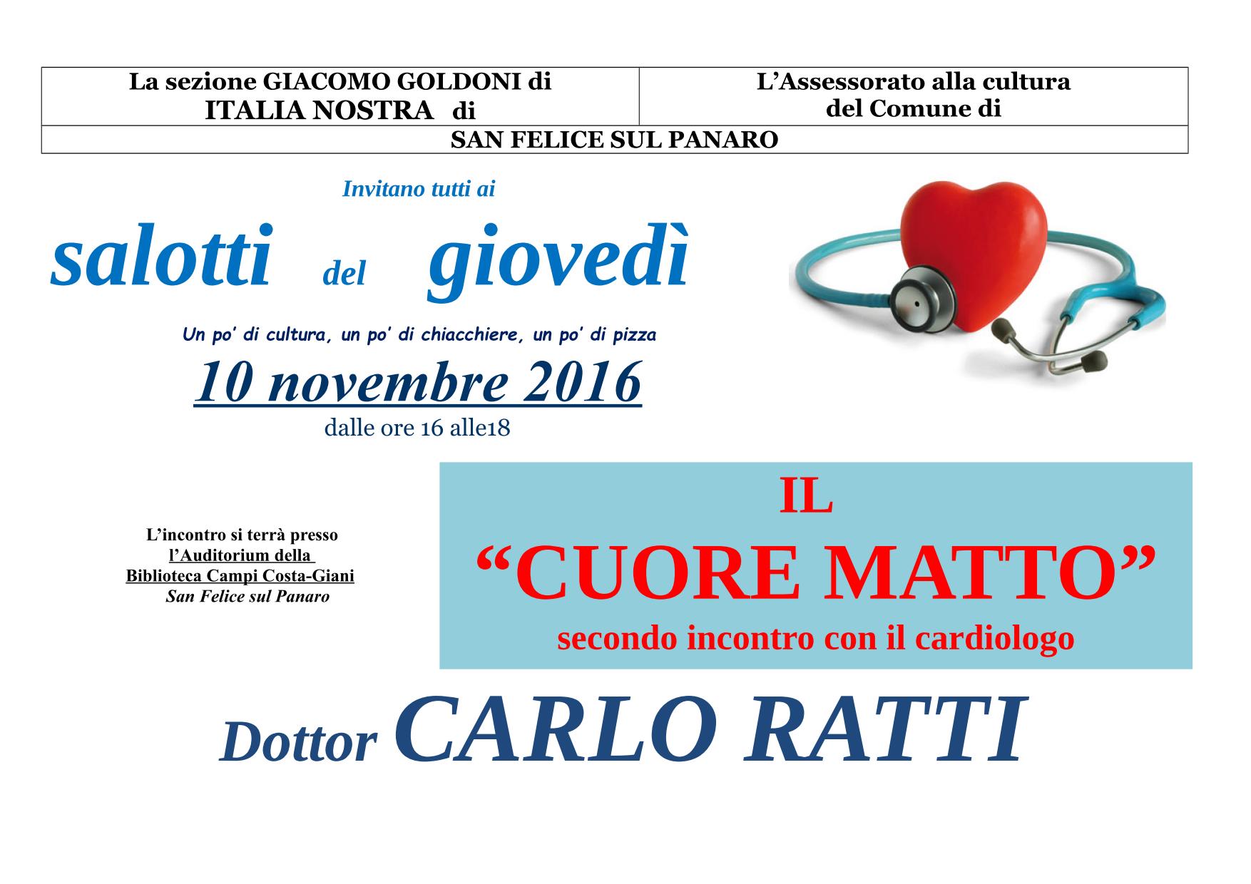 10 Novembre - Il Cuore Matto - AL BARNARDON