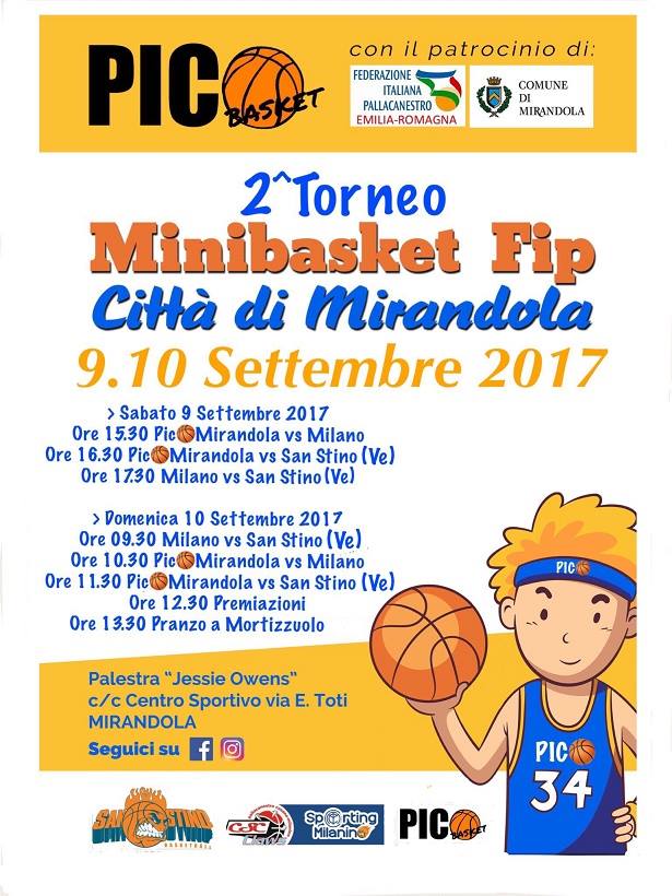 9-10 Settembre - Minibasket Fip "Città di Mirandola" - AL BARNARDON