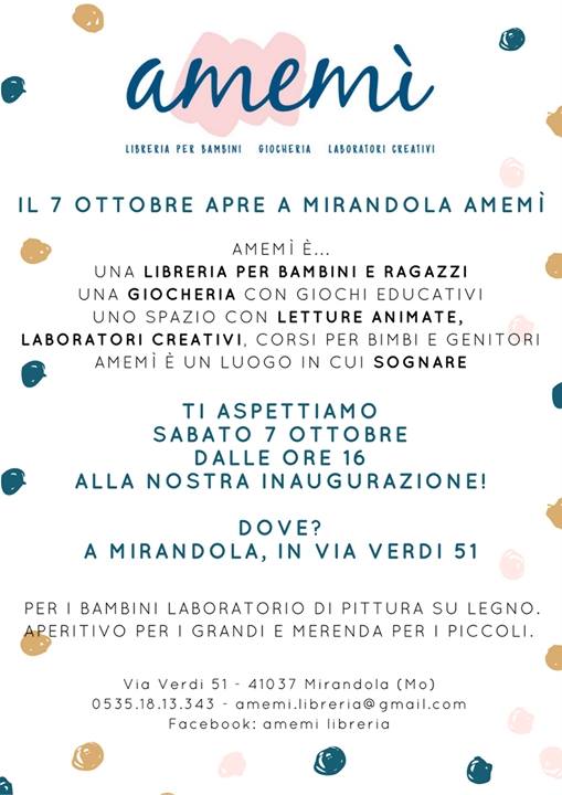 7 Ottobre - Inaugurazione "amemi" - AL BARNARDON