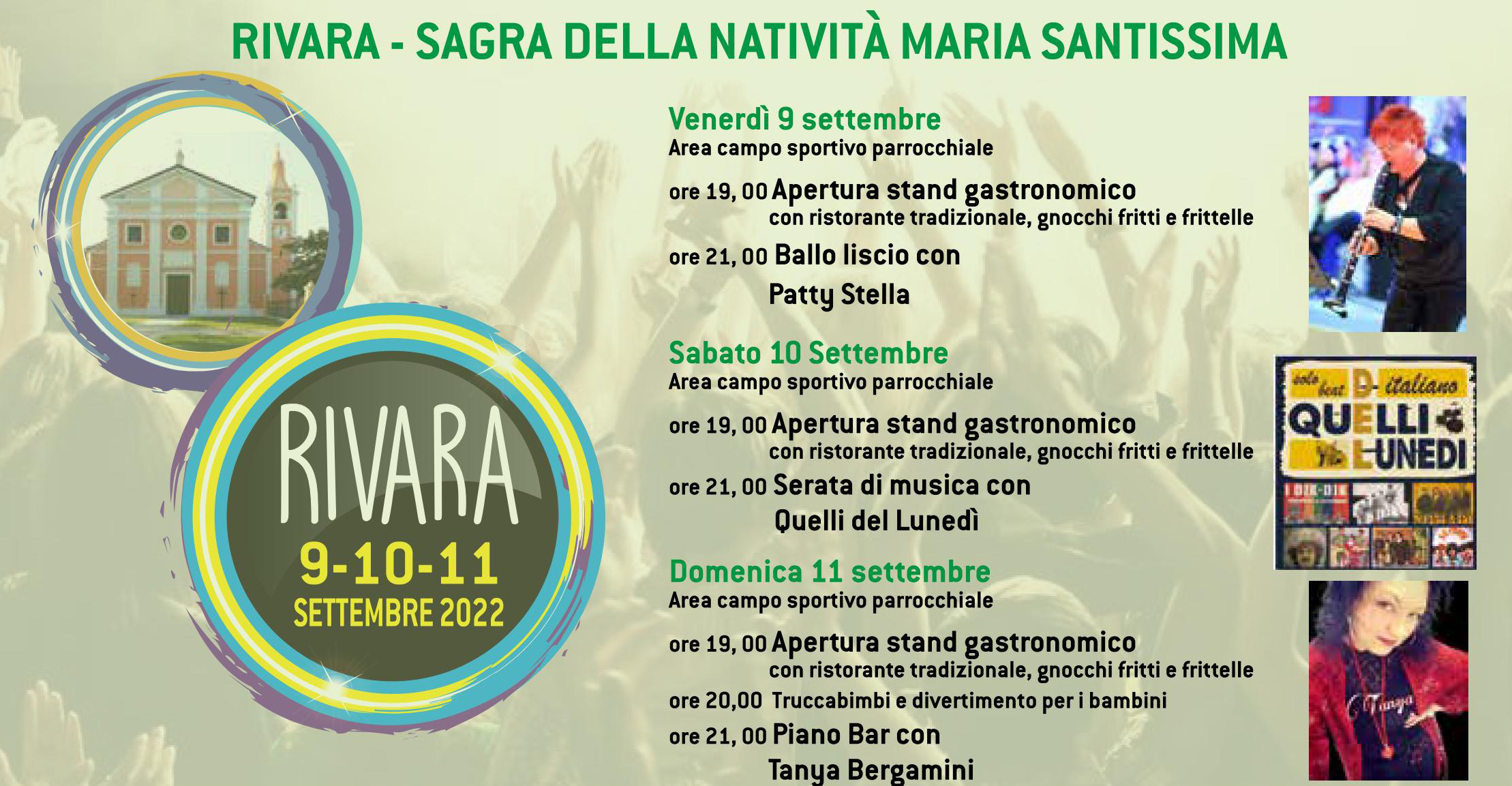 Dal 9 Settembre a Rivara - Sagra della Natività Maria Santissima - AL ...