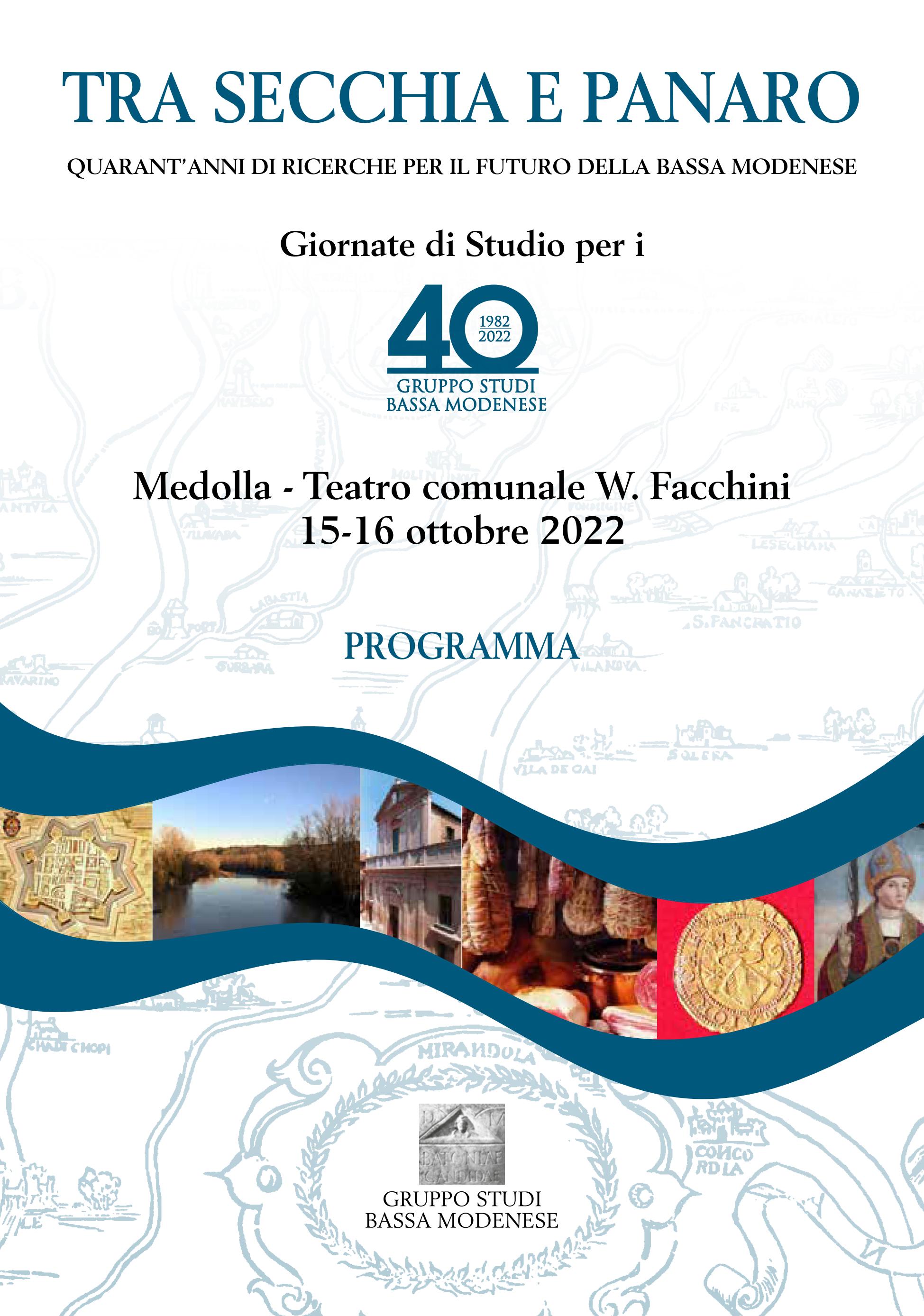 15/16 Ottobre a Medolla - "Tra Secchia e Panaro"- Giornate di Studio ...